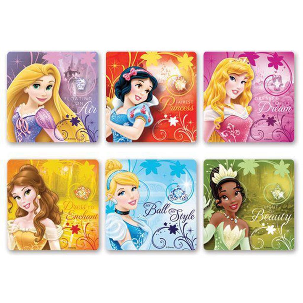 s GLITTER DISNEY PRINCESS STICKER ASSORT - CTS Dental Supplies