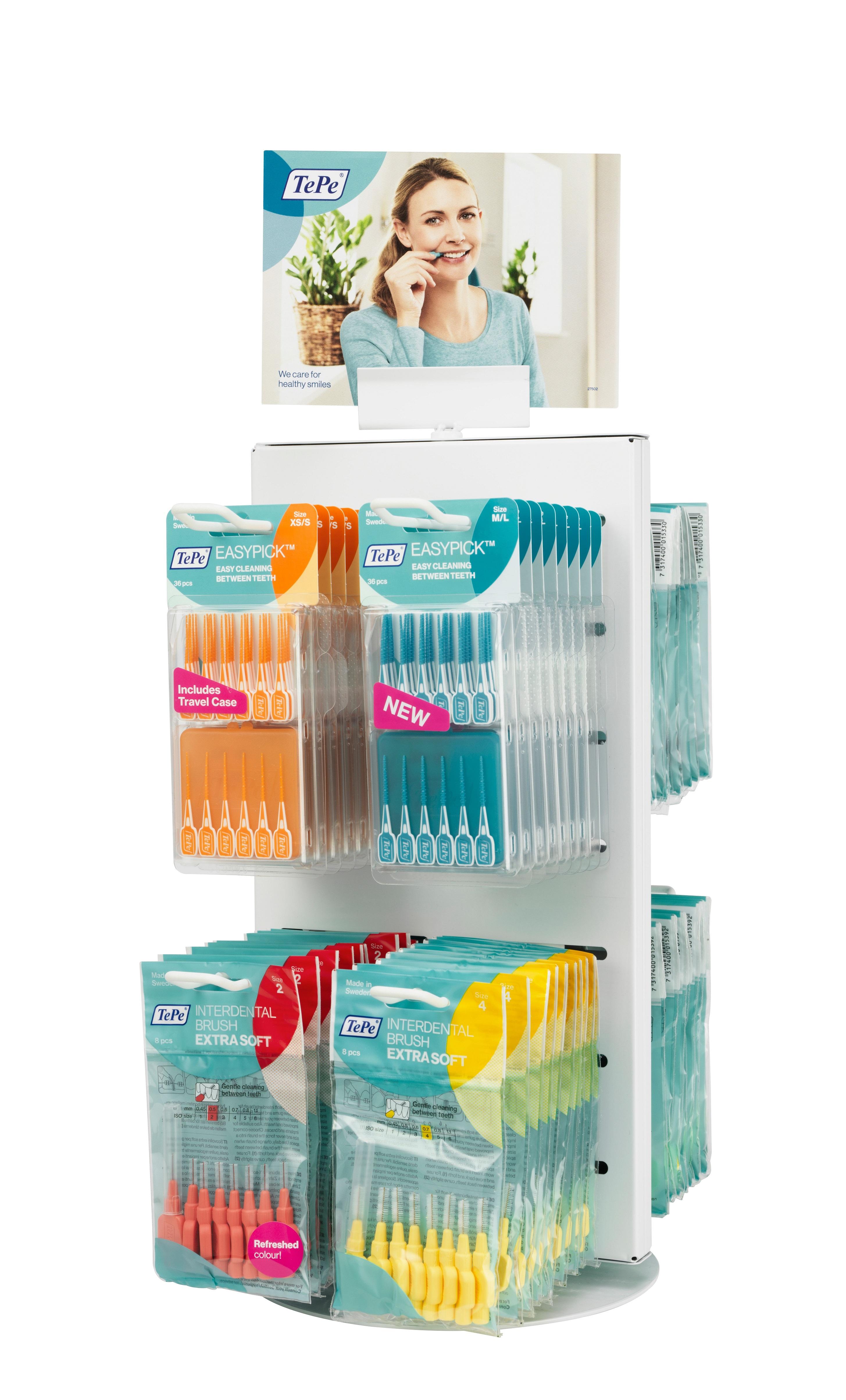 TEPE METAL ROTATING COUNTER TOP STAND - CTS Dental Supplies